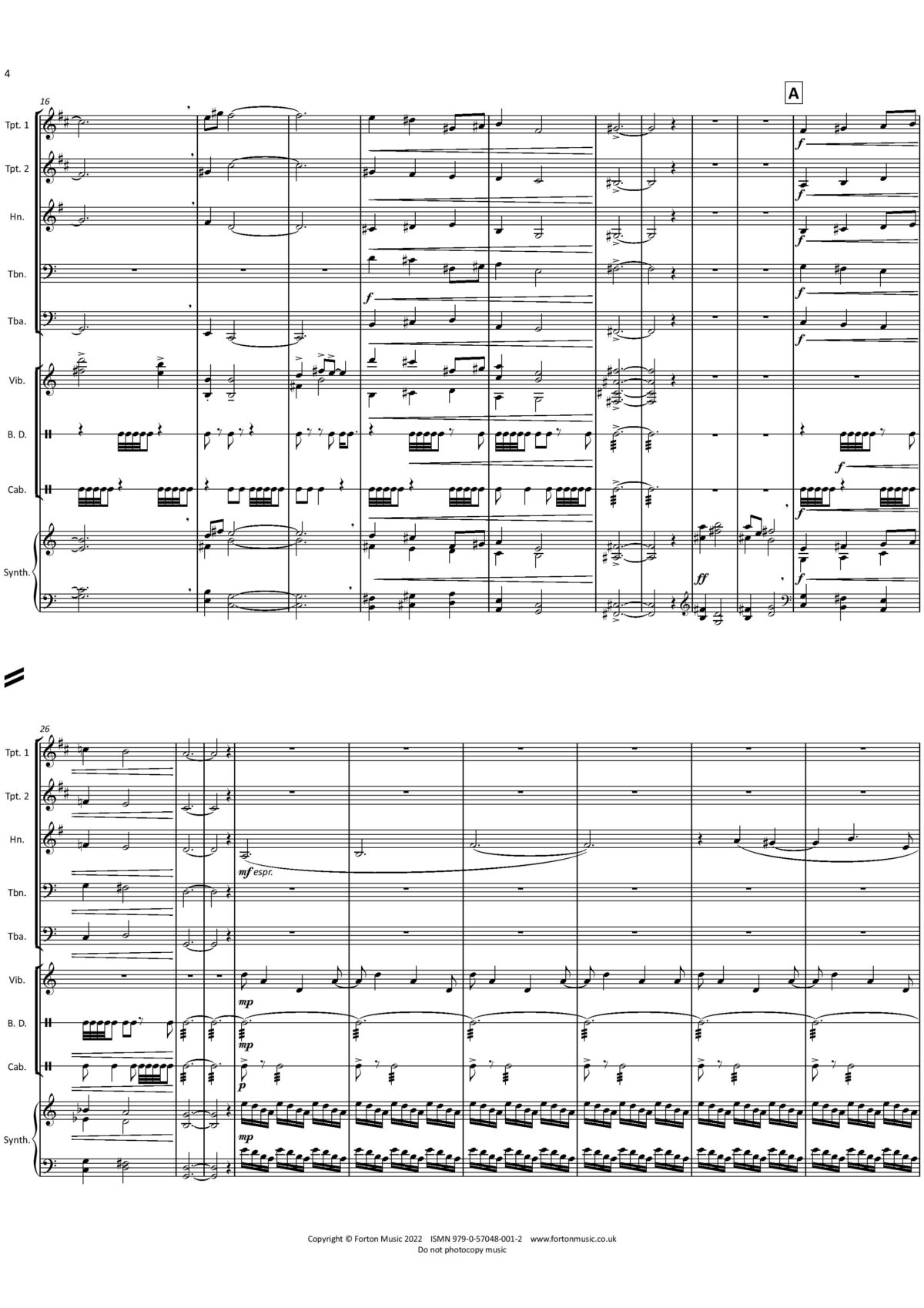 Little Mars Poems - Forton Music